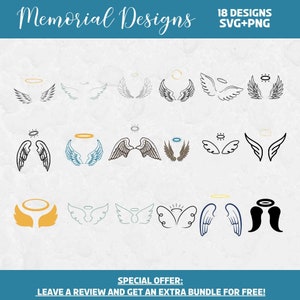Memorial Design SVG, SVG Files for Cricut, RIP Clipart, Memorial Svg ...