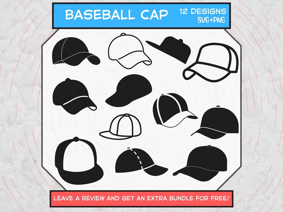 Baseball Cap SVG, SVG Files for Cricut, Baseball Cap Cut File, Sports ...