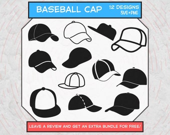 Baseball Cap SVG FILES - Etsy