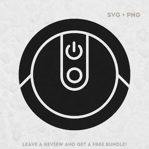 Vacuum Cleaner Svg, Svg Files for Cricut, Robot SVG, Vacuum Icon ...