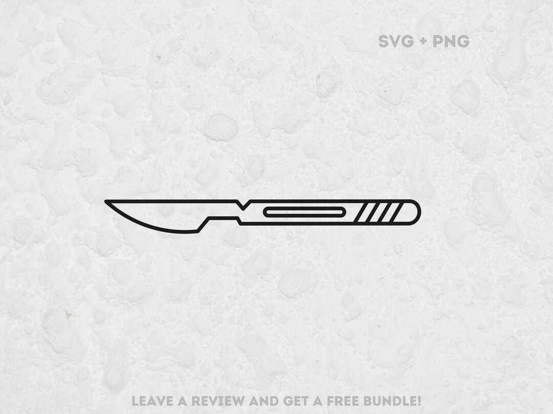 Scalpel SVG, Svg Files for Cricut, Knife SVG, Surgery Clipart, Crafting ...