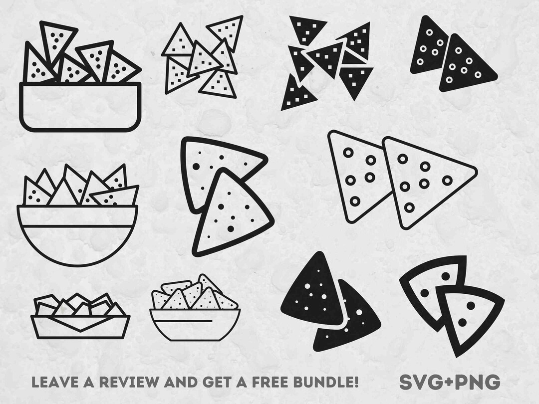 Nachos SVG, SVG Files for Cricut, Mexican Svg, Mexican Clipart, Food ...