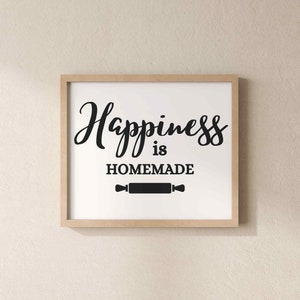 Homemade SVG, SVG Files for Cricut, Kitchen Wall Art, Decal Svg ...