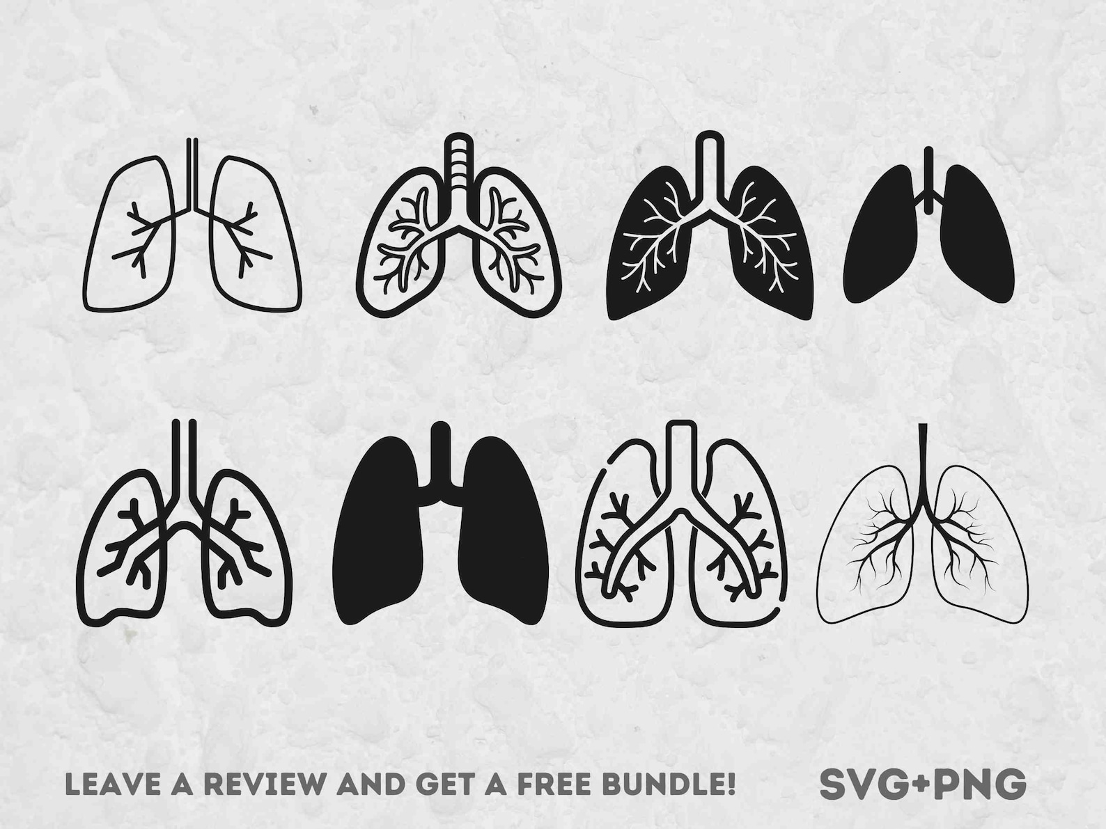 Lungs Svg, Anatomy SVG, Svg Files for Cricut, Medicine Clipart, Lung ...