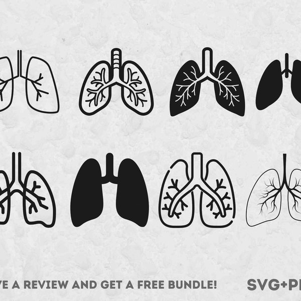 Lung Svg - Etsy