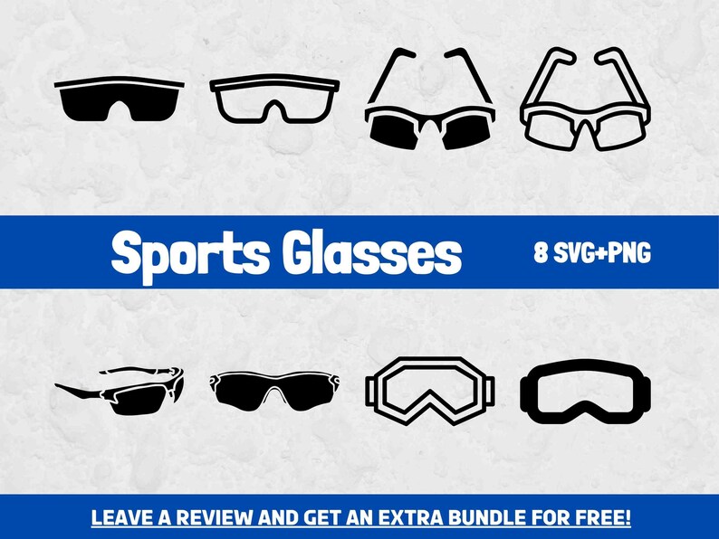 Sports Glasses Svg Svg Files for Cricut Glasses SVG Glasses - Etsy