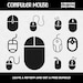 Computer Mouse SVG Bundle, SVG Files for Cricut, Mouse Cut File ...