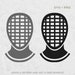 Fencing Mask Svg Svg Files for Cricut Mask Clipart Image - Etsy