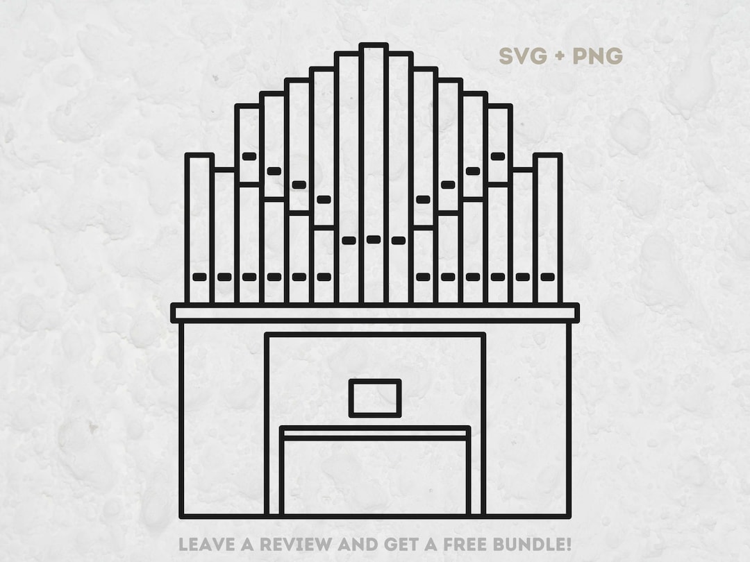 Pipe Organ SVG, Svg Files for Cricut, Organ Clipart, Music Svg, Church ...