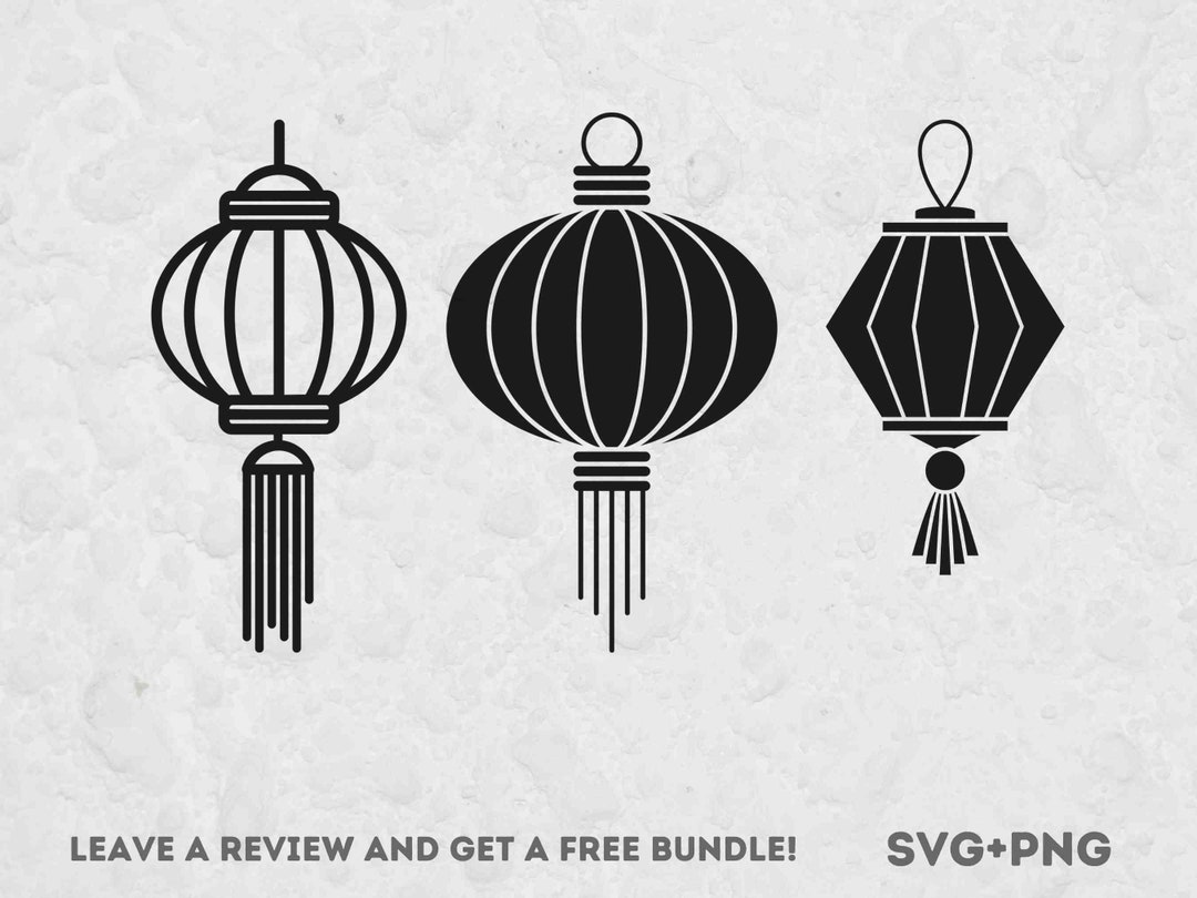 Chinese Lantern SVG Bundle, SVG Files for Cricut, Chinese SVG, Svg ...