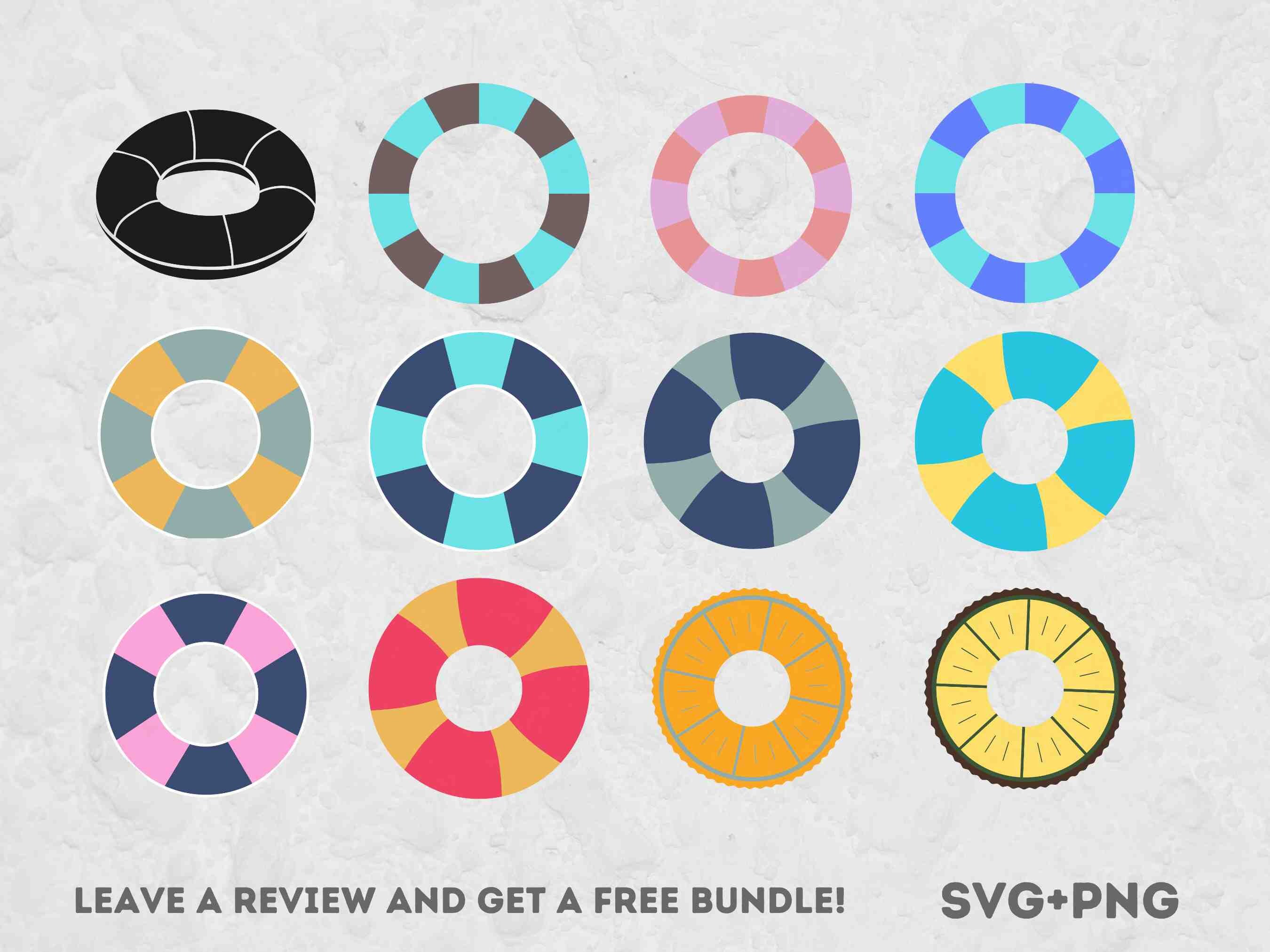 Swim Ring Svg SVG Files for Cricut Tropical Svg Summer SVG - Etsy