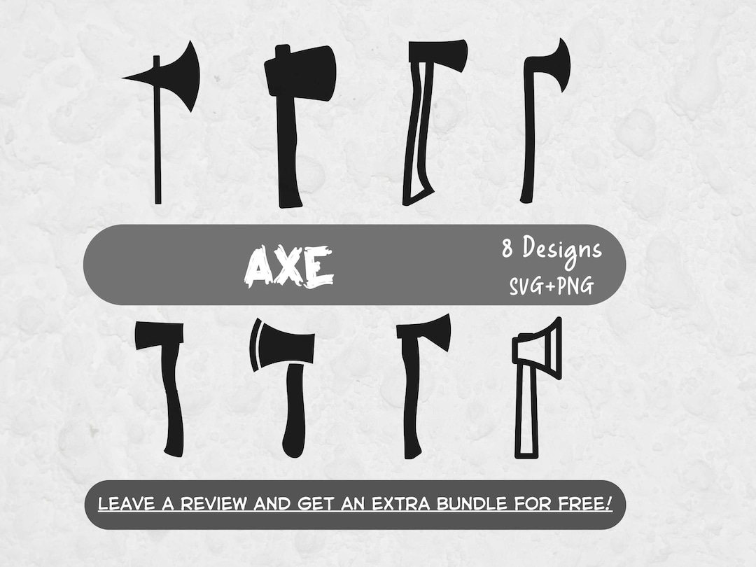 Axe SVG Bundle, Svg Files for Cricut, Axe Clipart Image, Wood Svg ...