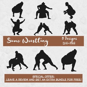 Sumo Wrestling Svg, SVG Files for Cricut, Sumo Wrestling Silhouette ...