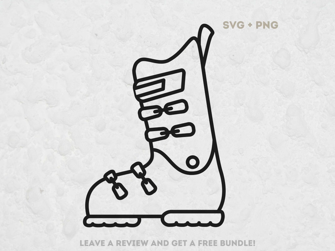 Ski Boot SVG, Boot Cut File, Skiing Svg, Alpine SVG, Svg File for ...