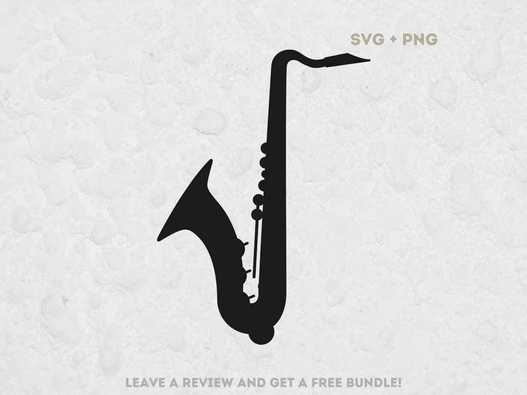 Saxophone SVG Cut File, Svg Files for Cricut, Saxophone Clipart, Music ...