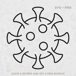 Virus SVG, Svg Files for Cricut, Virus Clipart, Virus PNG, Cut Files ...