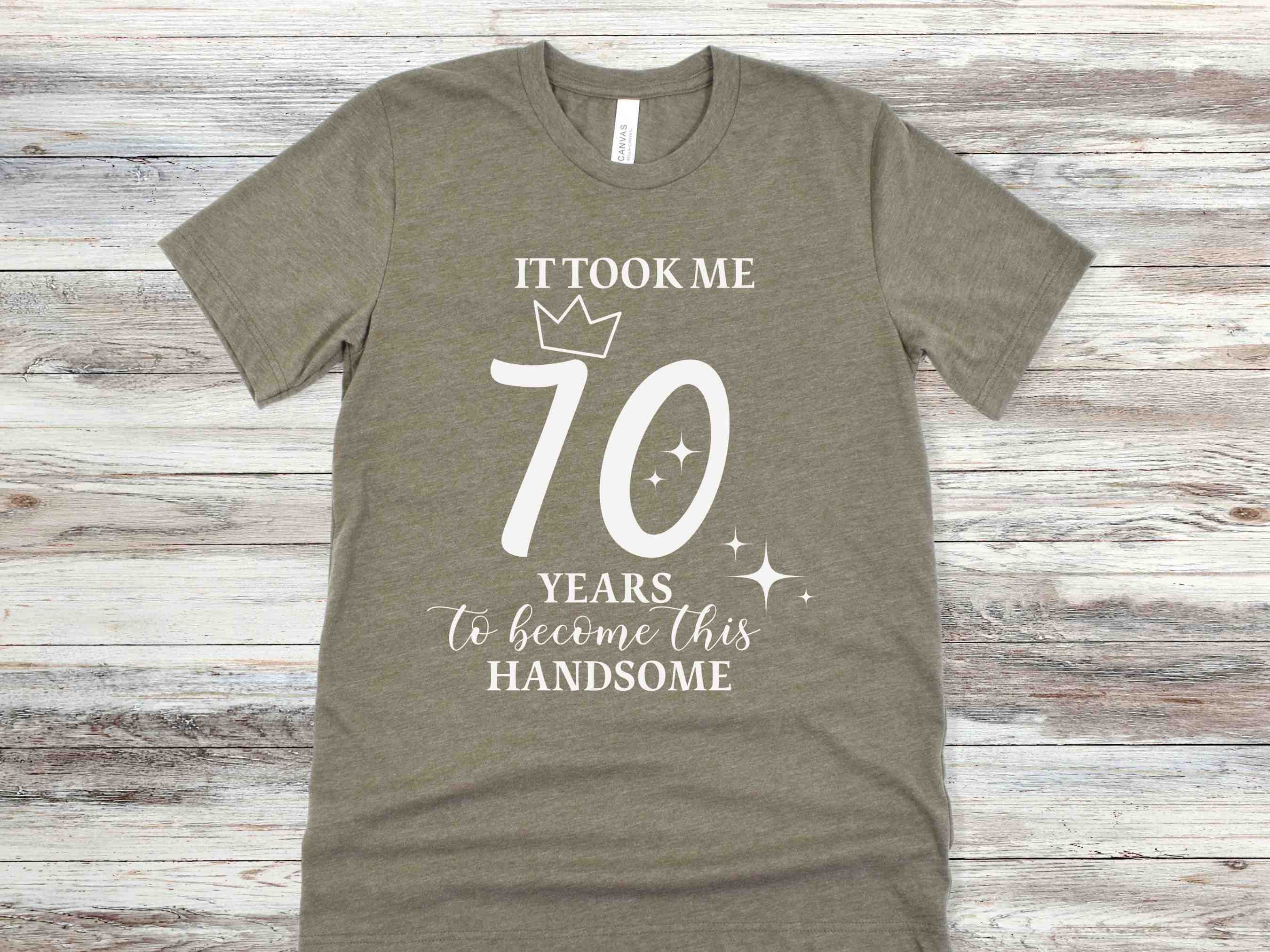 70 Years Svg 70th Birthday Shirt Svg Files for Cricut - Etsy