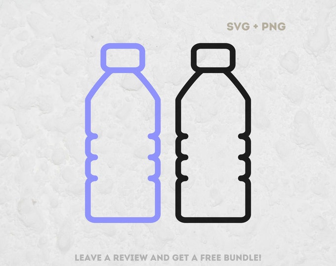 Drink Bottle Svg, SVG Files for Cricut, Bottle Clipart Image, Bottle ...