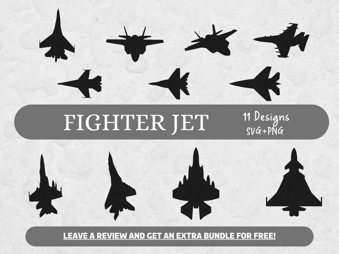 Fighter Jet Svg, SVG Files for Cricut, Silhouette Svg, Military SVG ...