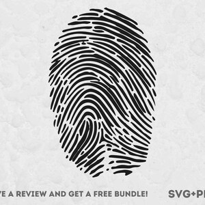 Fingerprint SVG, Fingerprint Cut File, Svg Files for Cricut ...