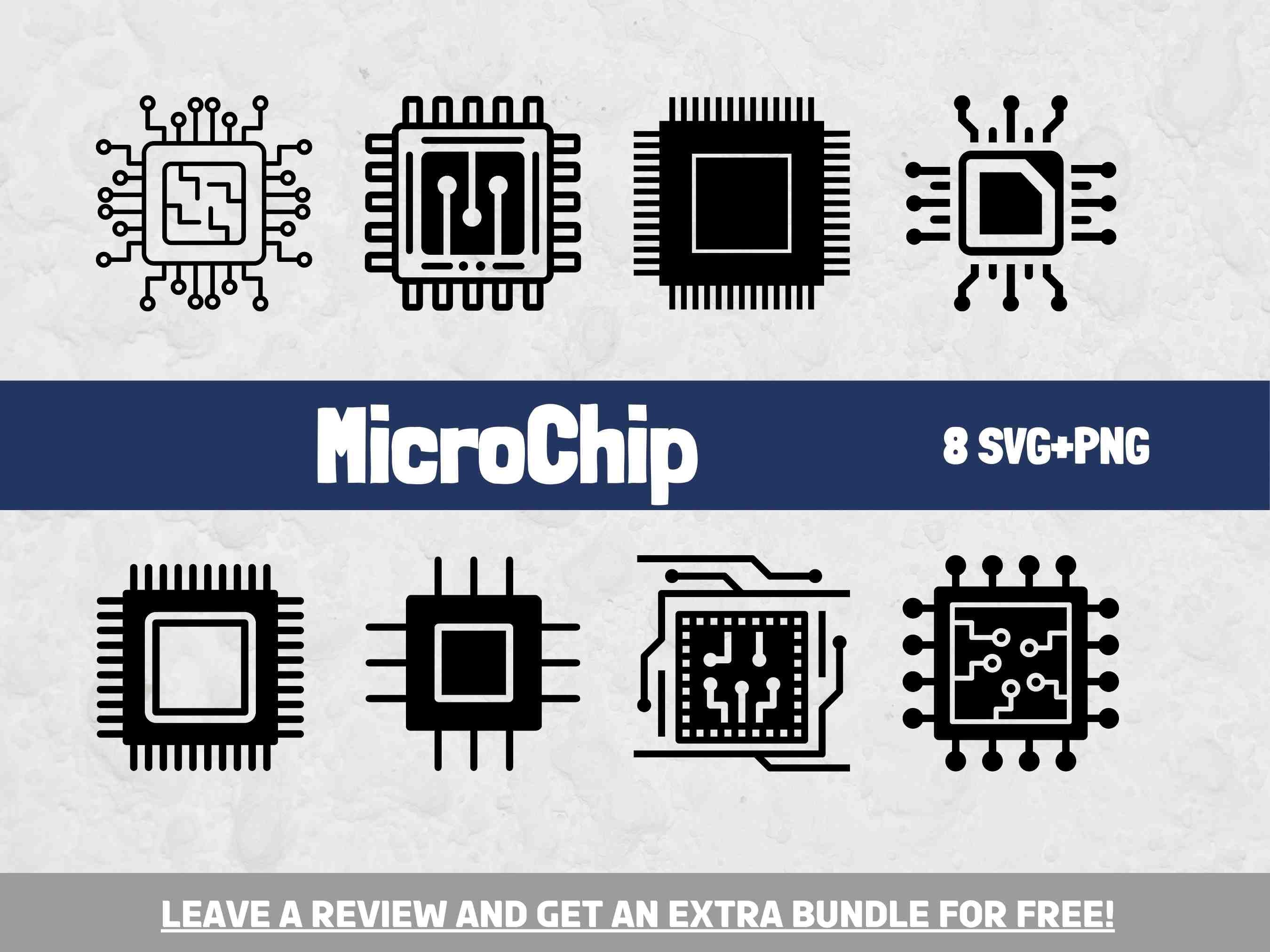 Microchip Svg Tech Clipart SVG Files for Cricut Computer - Etsy UK