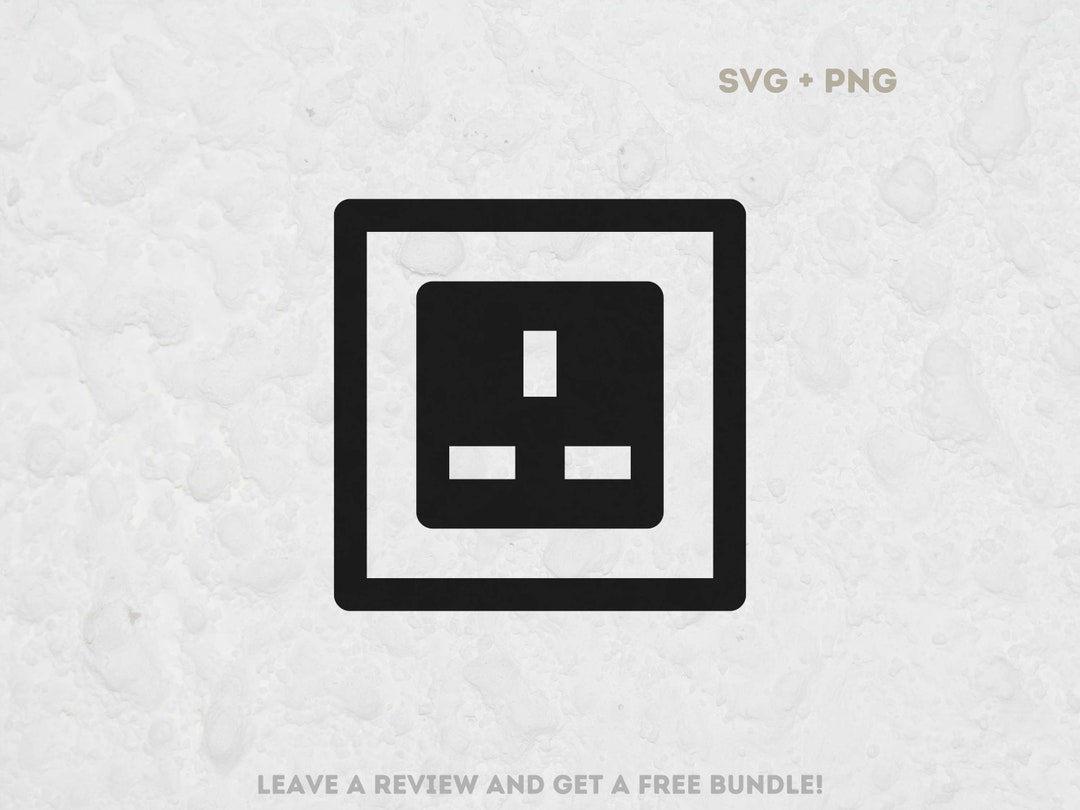 Electric Socket SVG, Svg Files for Cricut, Power Outlet SVG, Power ...