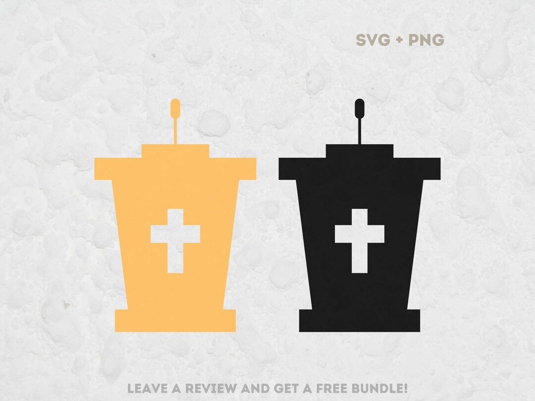 Priest Stand Svg, SVG Files for Cricut, Priest Clipart Image, Podium ...