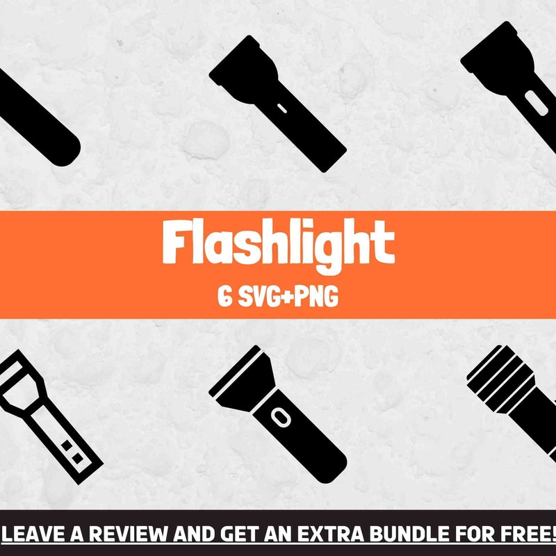 Flashlight Svg - Etsy