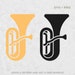 Tuba SVG, SVG Files for Cricut, Tuba Silhouette, Tuba Cut File ...