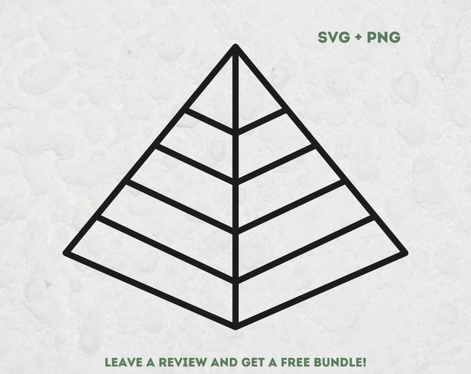 Pyramid Svg, Geometric Shapes SVG, SVG Files for Cricut, Geometric ...