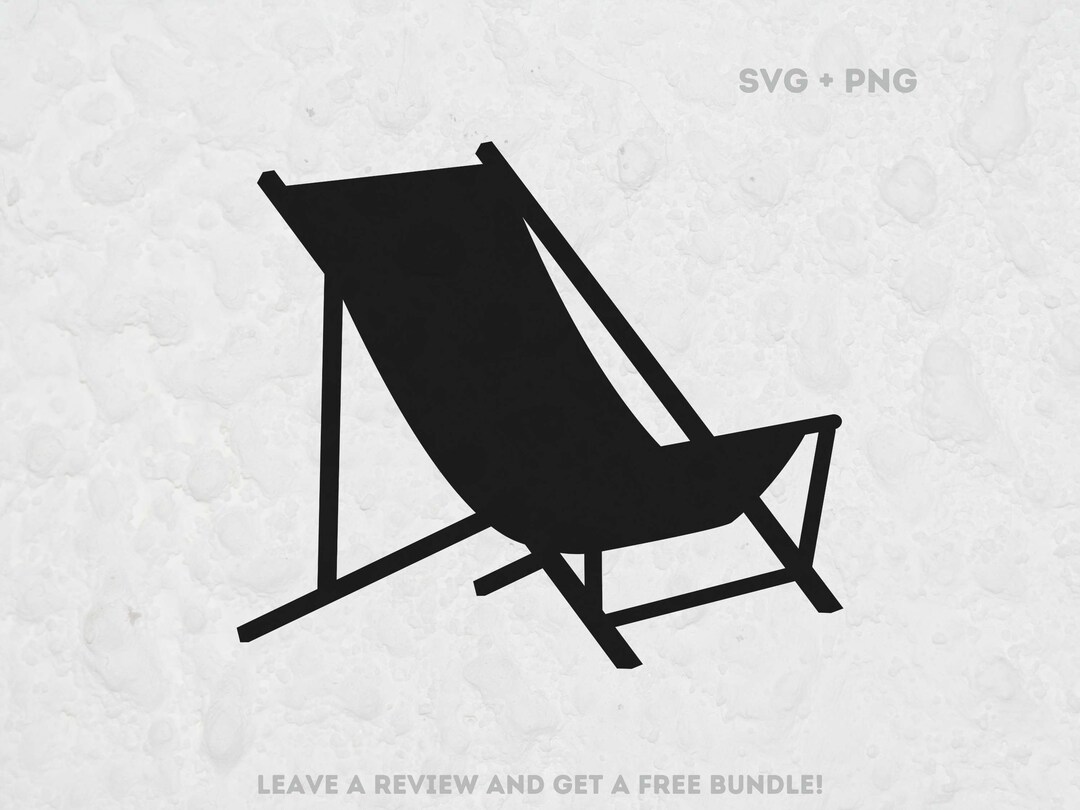 Beach Chair Svg Cut File, SVG Files for Cricut, Beach Cut File, Chair ...