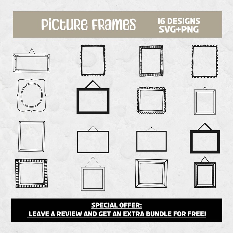 Picture Frame Svg - Etsy