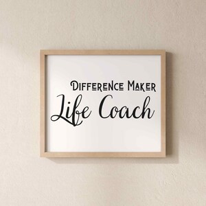 Difference Maker Life Coach Svg, Life Coach Shirt PNG, Psychology SVG ...