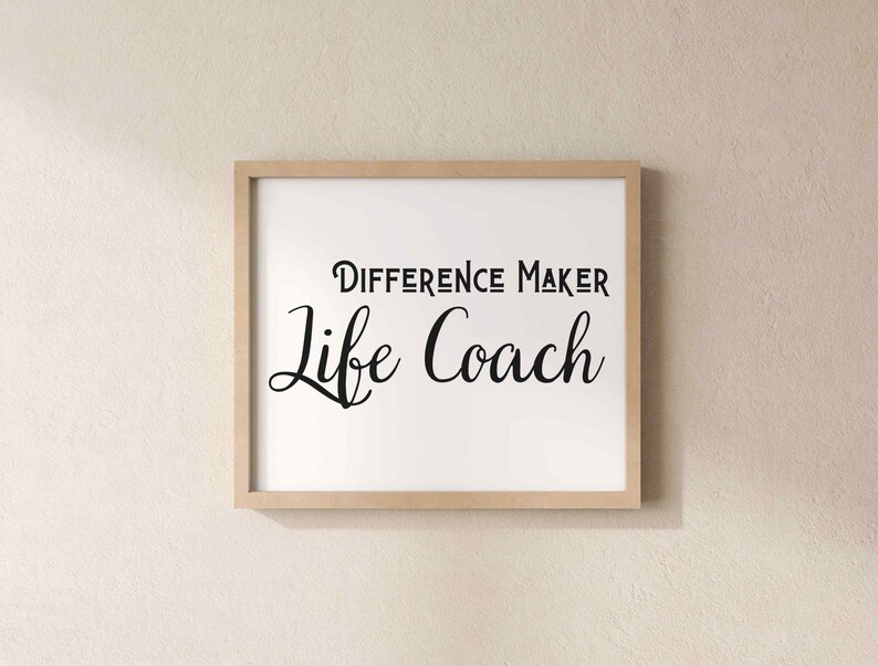 Difference Maker Life Coach Svg, Life Coach Shirt PNG, Psychology SVG ...