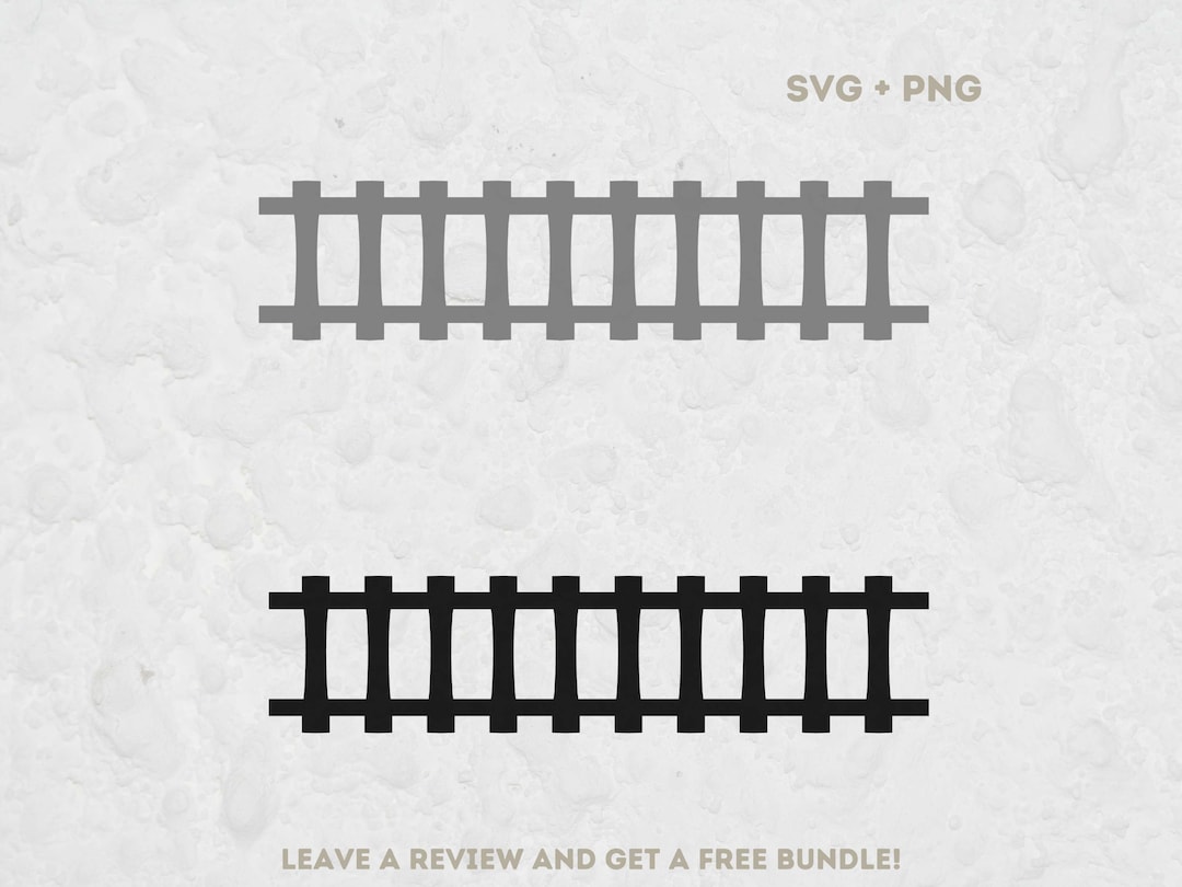 Railway Track Svg, Svg Files for Cricut, Transportation SVG, Train ...