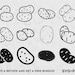 Potato SVG, SVG Files for Cricut, Potato Clipart, Vegetable Svg, Food ...