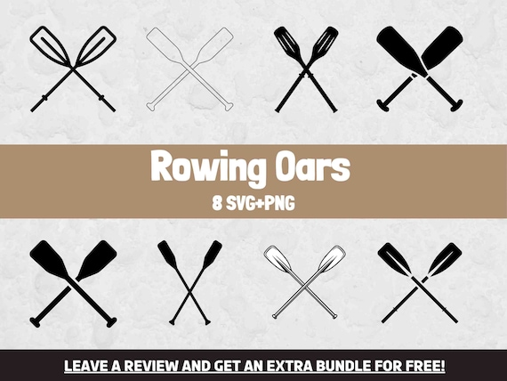 Rowing Oars Crossed