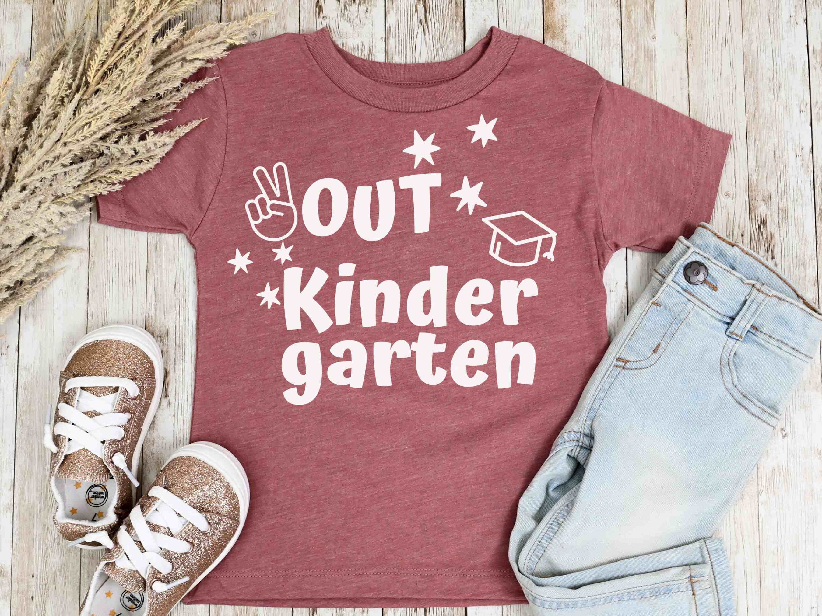 Peace Out Kindergarten Svg SVG Files for Cricut Last Day of - Etsy