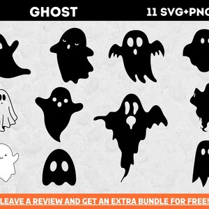 Ghost Svg, Svg Files for Cricut, Halloween Svg, Ghost PNG, Spooky Png ...