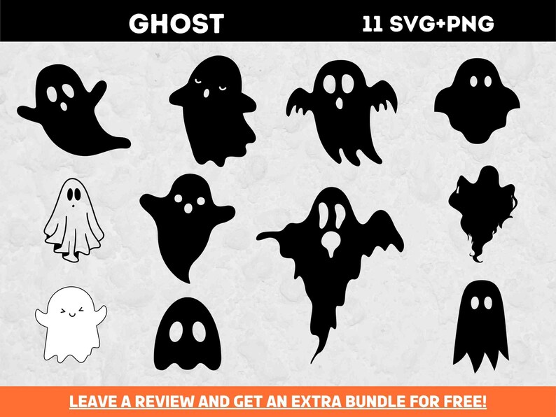 Ghost Svg Svg Files for Cricut Halloween Svg Ghost PNG - Etsy