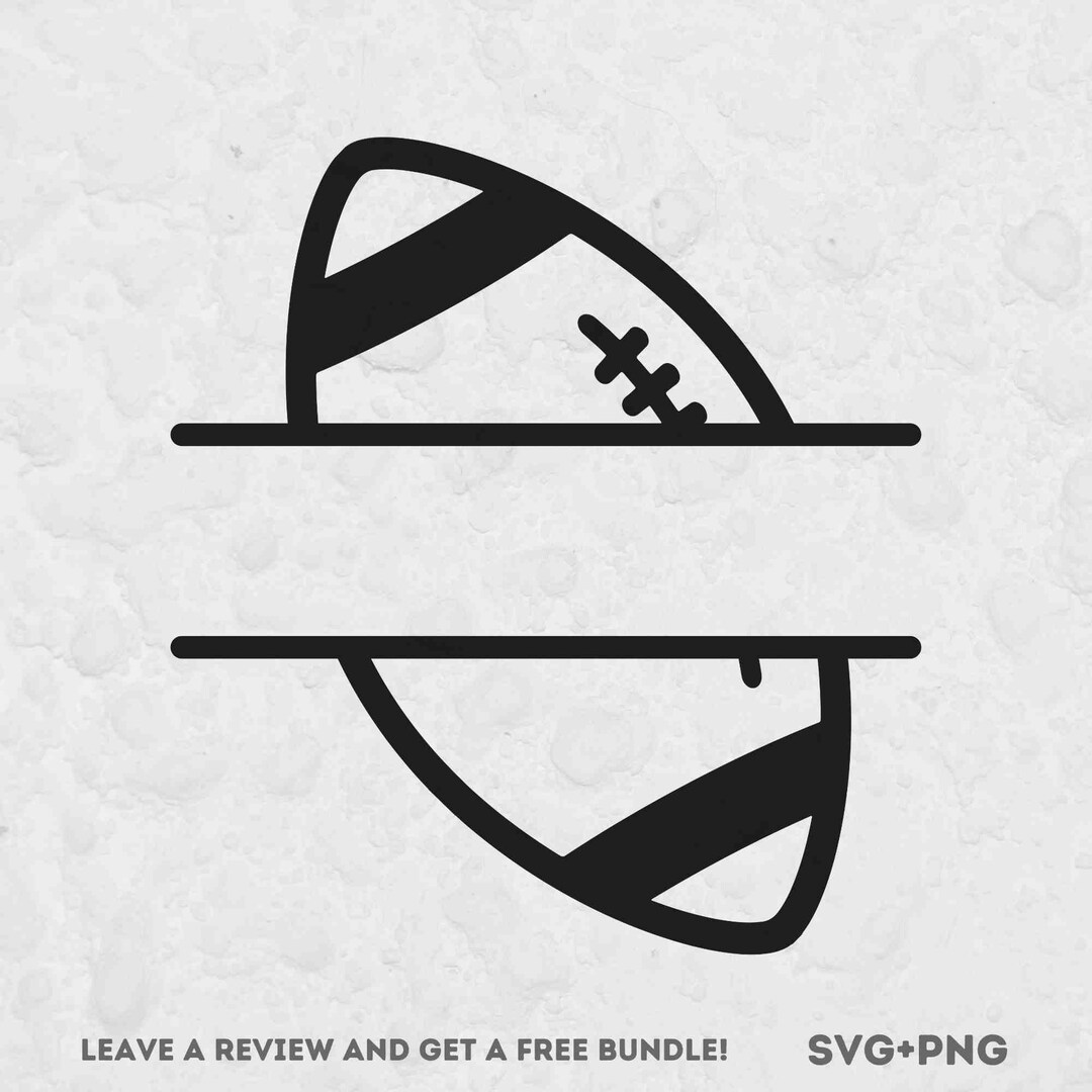 Football Monogram Svg, SVG Files for Cricut ,football Name Frame ...