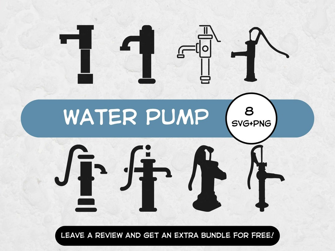 Water Pump SVG, Svg Files for Cricut, Water Svg, Water PNG, Water ...