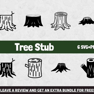 Tree Stub Svg, Svg Tree, SVG Files for Cricut, Tree SVG, Outdoor Svg ...