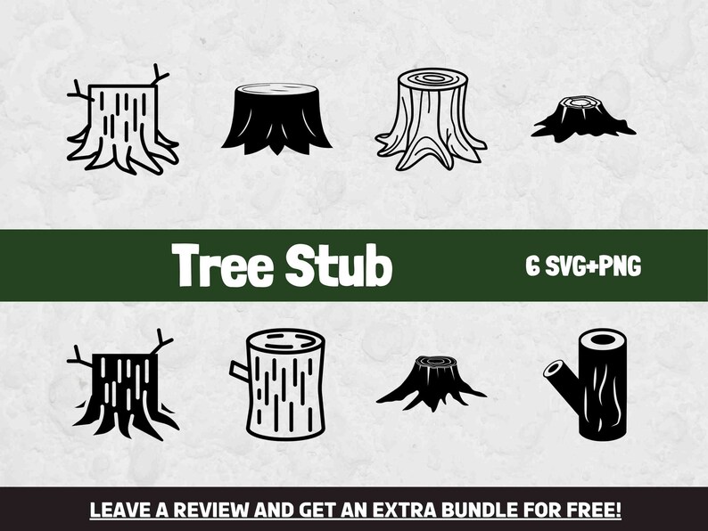 Tree Stub Svg Svg Tree SVG Files for Cricut Tree SVG - Etsy