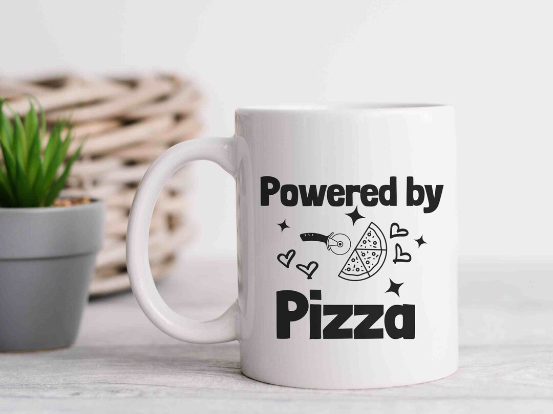 Powered by Pizza Svg, SVG Files for Cricut, Funny Pizza Shirt, Pizza ...