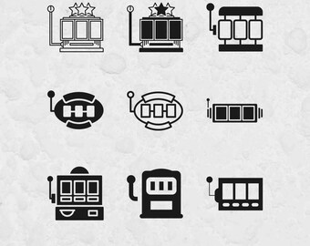 Slot Machine Casino. Svg Png Eps Dxf Cut Files. - Etsy