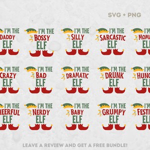 Elf Group Svg Cut Files Elf Design SVG Elf Friends Group - Etsy