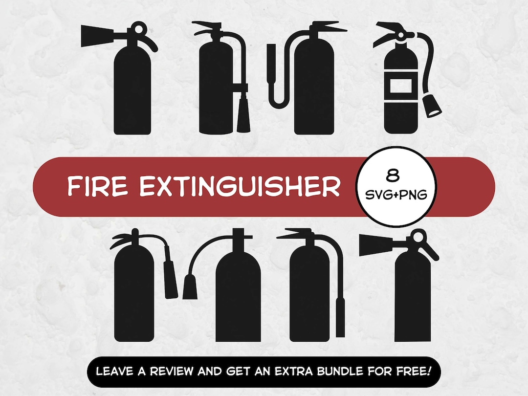 Fire Extinguisher SVG, Svg Files for Cricut, Firefighter Svg, Fire Svg ...