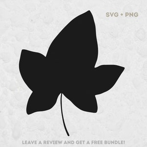 Ivy Leaf SVG, Svg for Cricut, Leaf Cut File, Ivy Svg, Ivy Leaf ...
