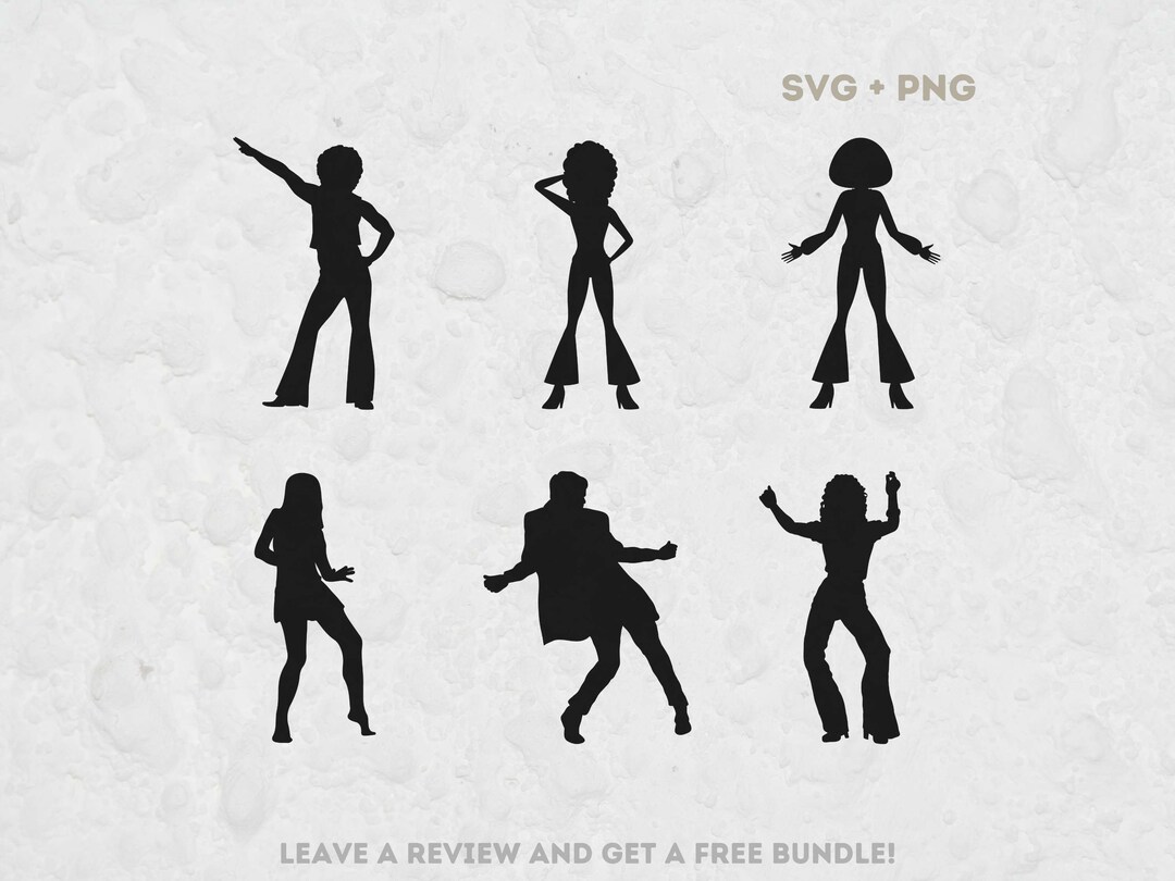 Disco Dance Svg Bundle, SVG Files for Cricut, Dance Silhouette, Dance ...